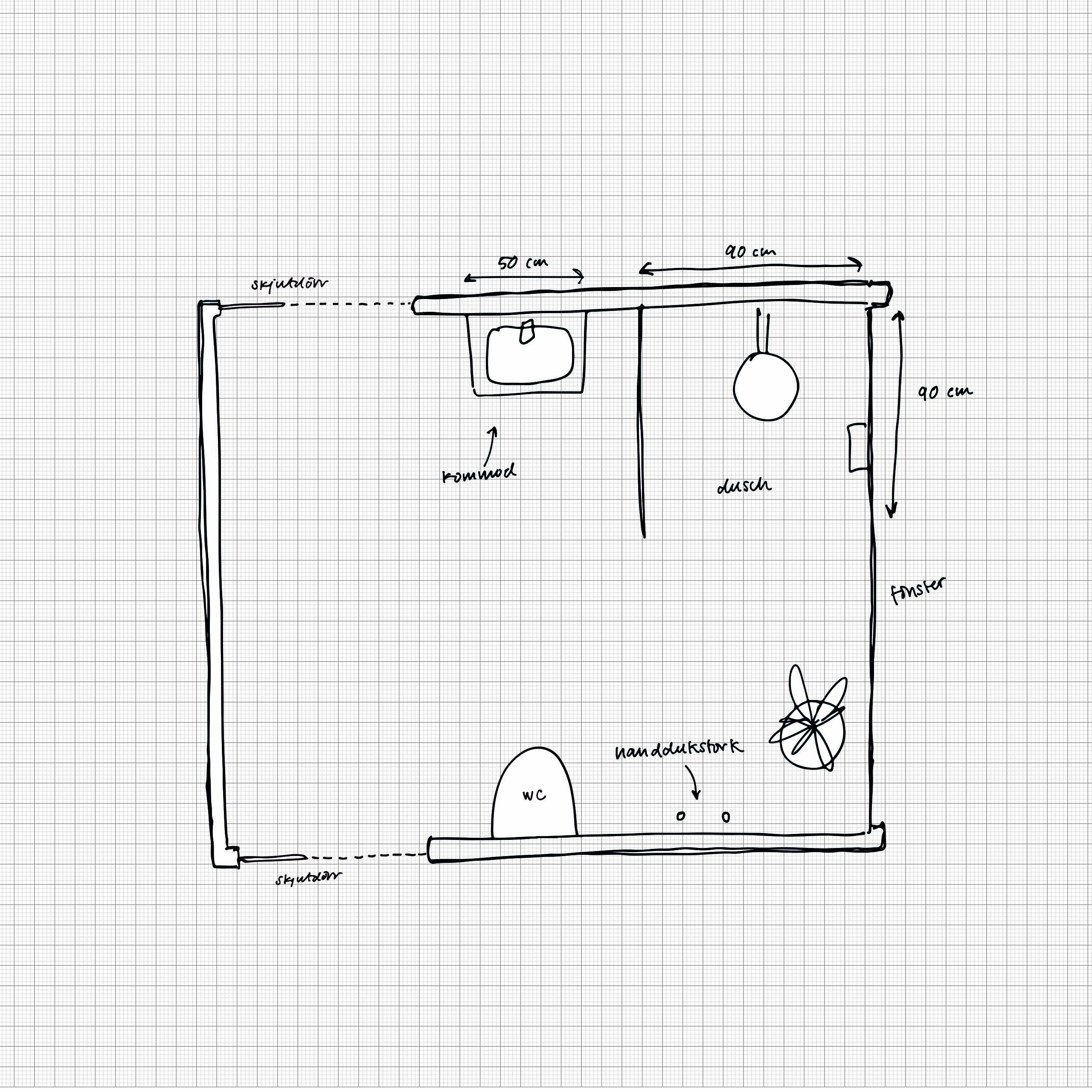 Modernt litet badrum i smakfull retrostil | INR